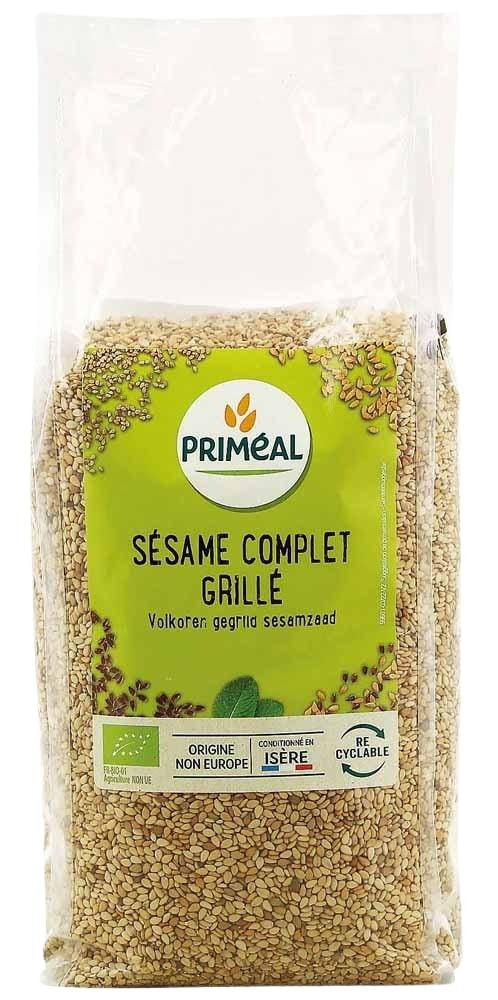 Sésame complet grillé bio en sachet de 300 g