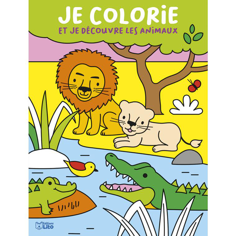 Je découvre et je colorie “Les animaux” Editions Lito