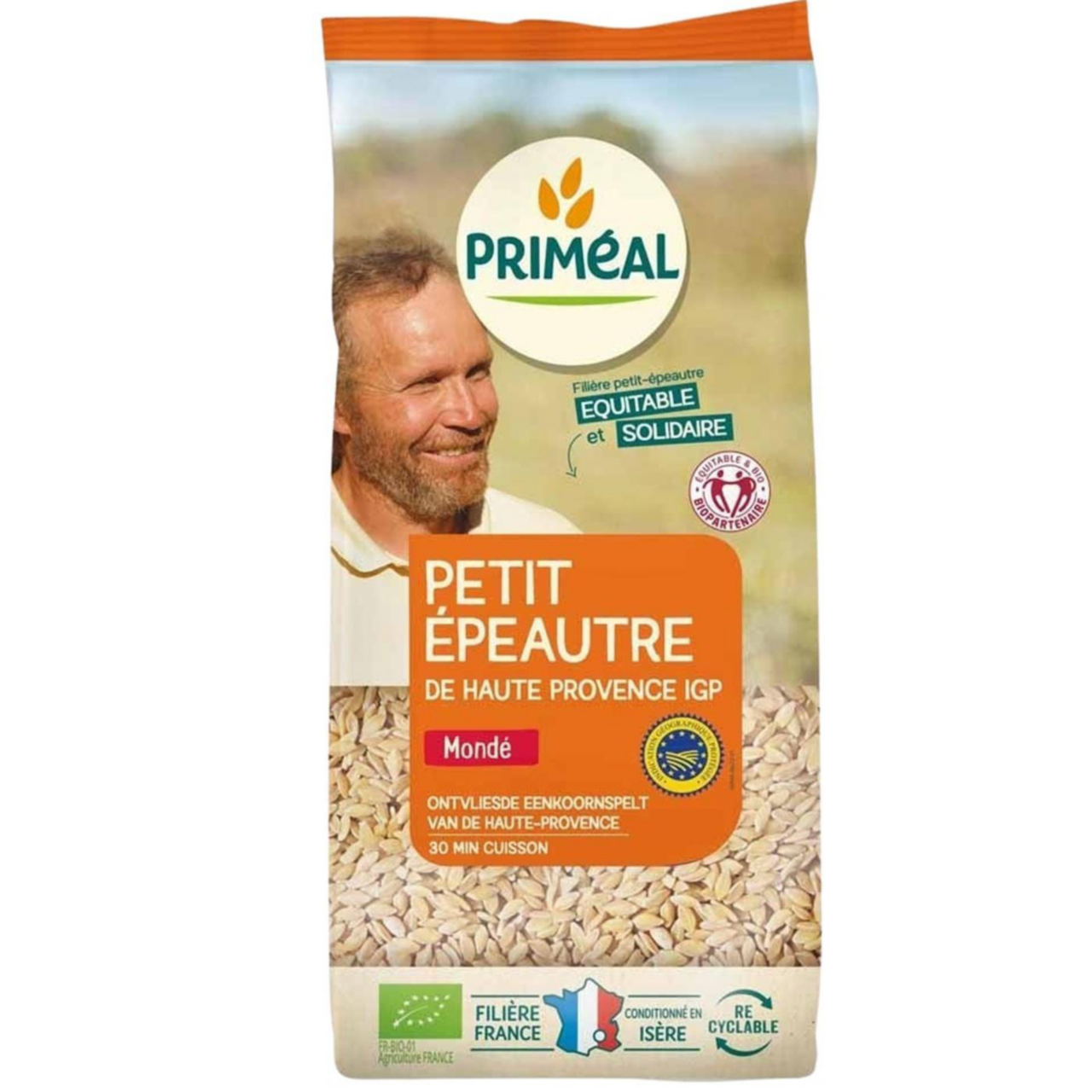 Petit épeautre de haute Provence mondé bio Priméal - 500 g | botanic®