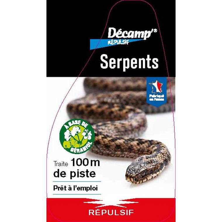 Répulsif à serpent Decamp en flacon à pistolet pulvérisateur - 1 L