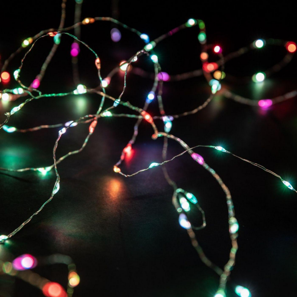 Guirlande lumineuse micro LED à lumière fixe sur secteur - 7,5 m | botanic®