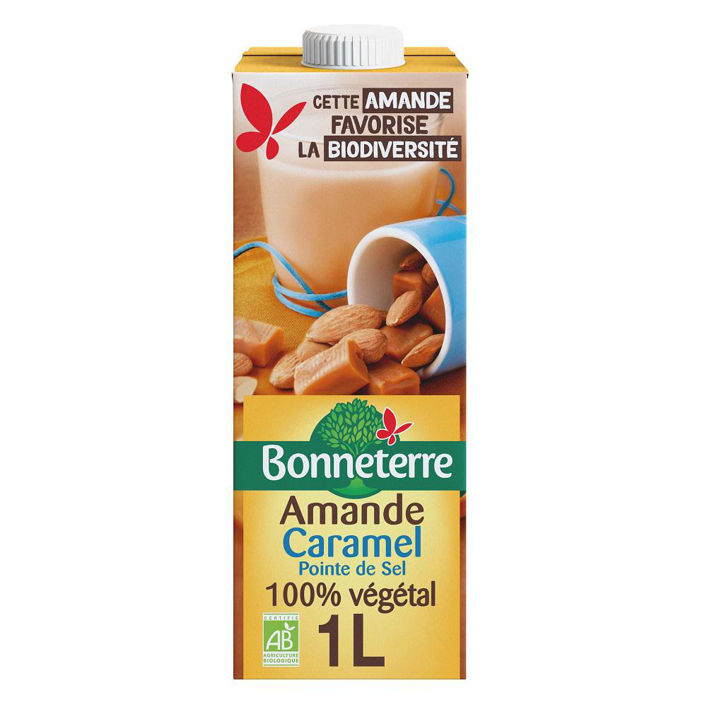 Boisson amande caramel pointe de sel 1 L BONNETERRE