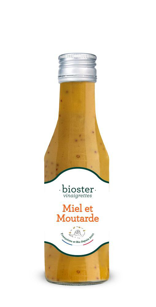 Vinaigrette miel et moutarde bio Bioster - 25 cl