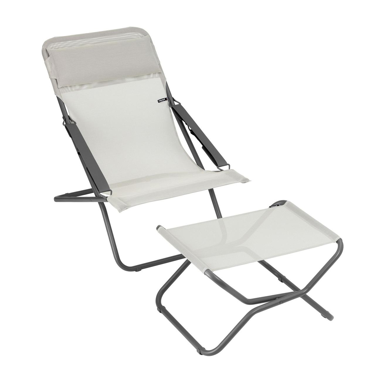 Repose - jambes / tabouret Next tube titanium Seigle II Batyline ...