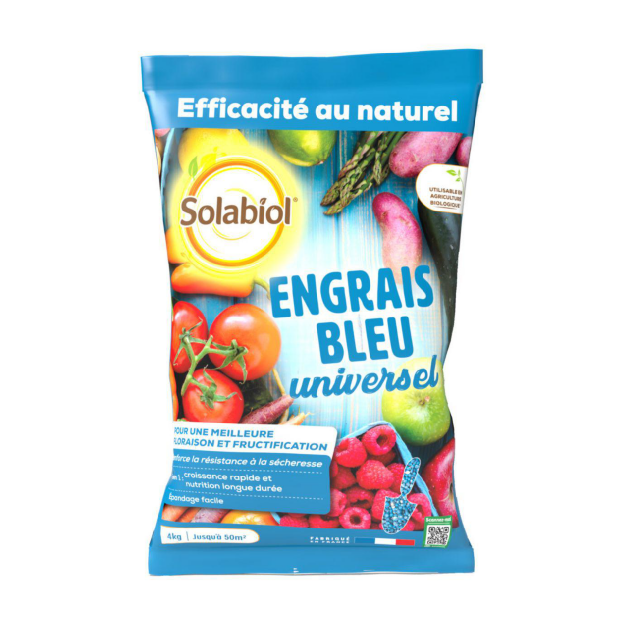 Engrais bleu universel en sac Solabiol - 4 kg | botanic®