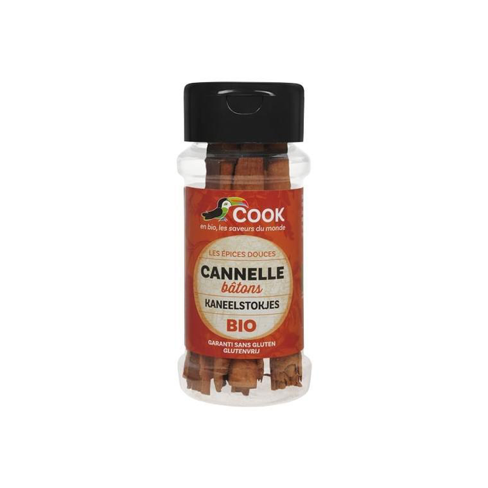 Cannelle en tuyaux bio en pot de 12 g | botanic®