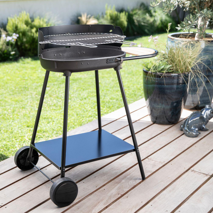 Barbecue acier avec cuve en fonte Somagic Mini chef 1 - 55,5 x 84 x 89 cm