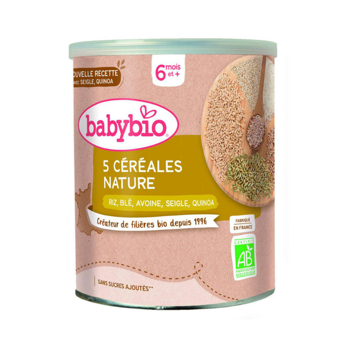 Céréales Nature Blé Avoine Riz - 220 gr / Dès 8 mois