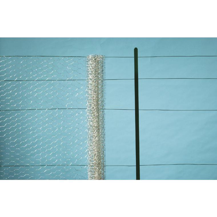 Grillage Galvanex maille hexagonale 1,3 cm Métal galvanisé Gris L5 m x ...